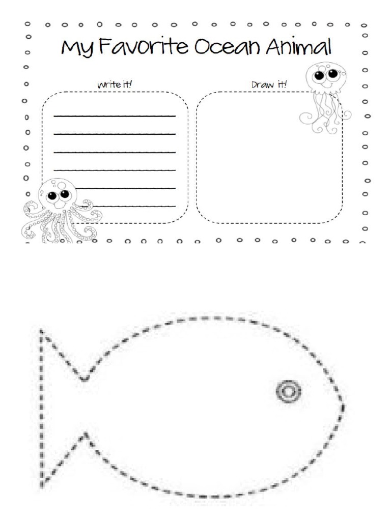 Worksheet Under The Sea | PDF