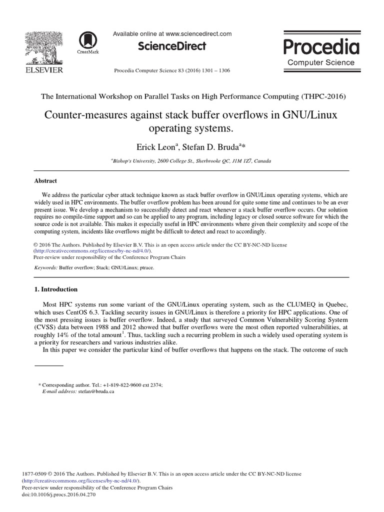 Research Buffer Overflow | PDF | Office Equipment | Computing Research Buffer Overflow | PDF | Office Equipment | Computing