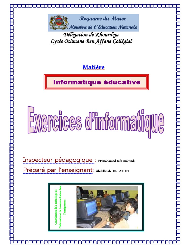 Exercices Sys Info-2013 | PDF