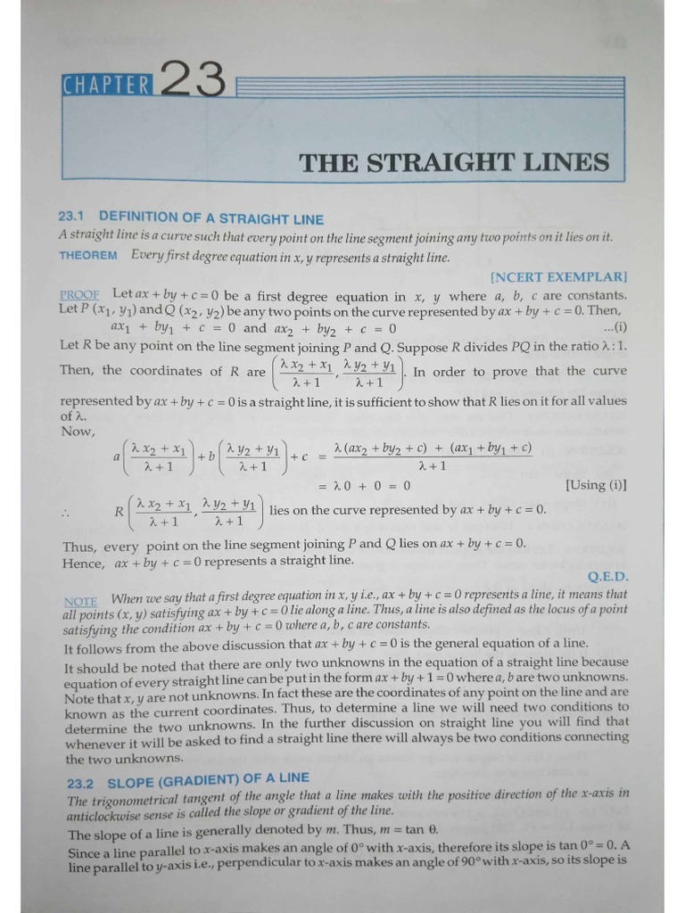The Straight Line | PDF