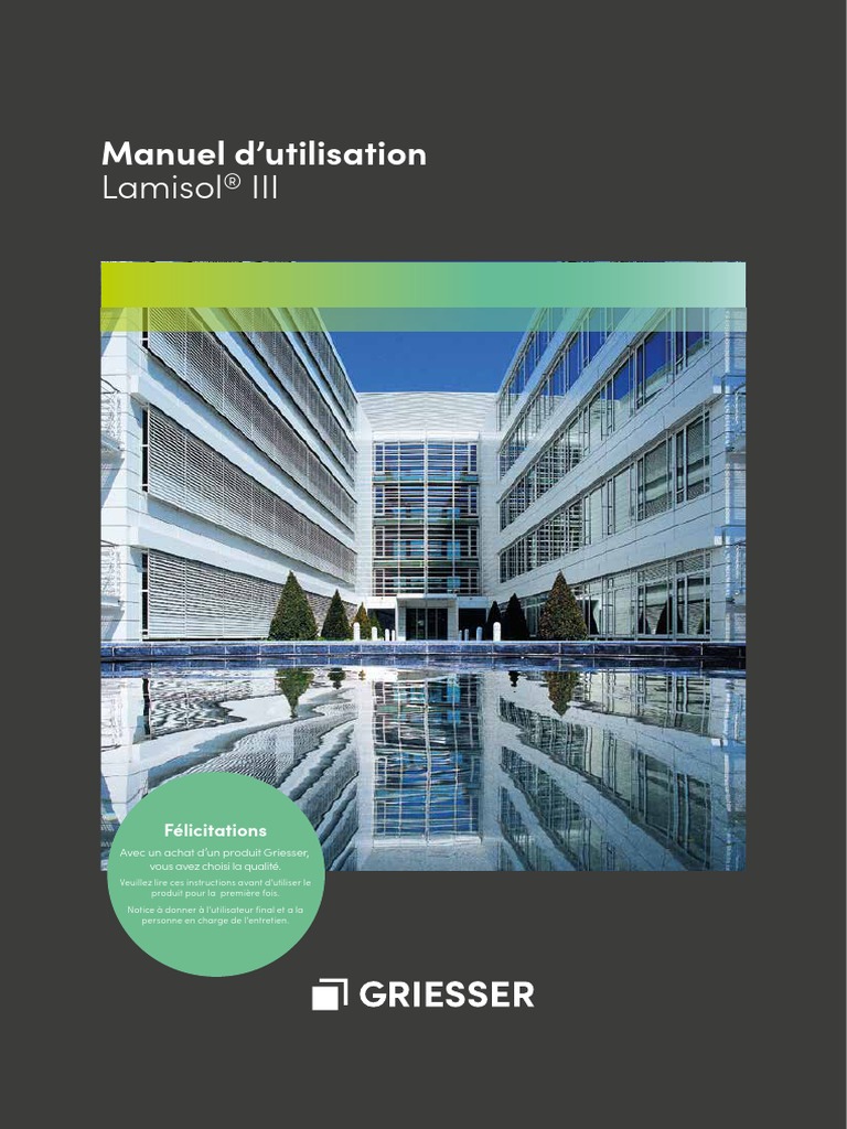 Manuel D'utilisation Lamisol III | PDF