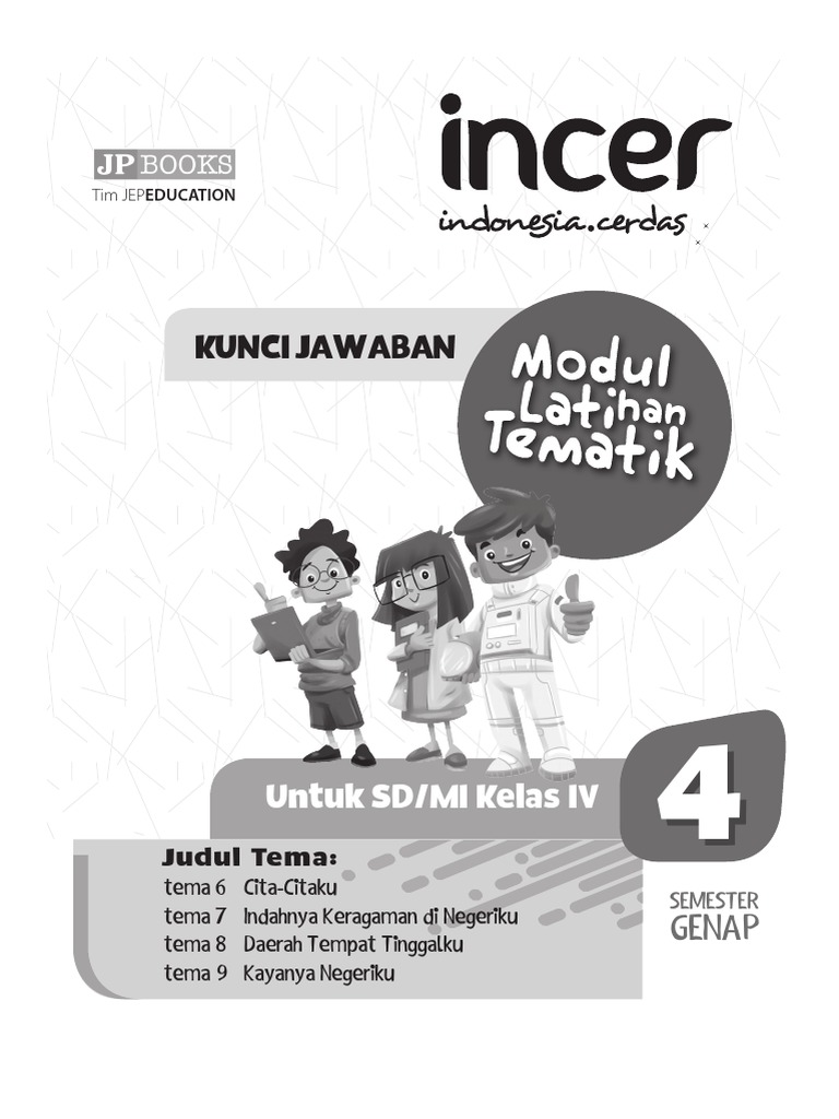 6461c474c6e89kunci Incer Kelas 4 Genap | PDF | Sains & Matematika