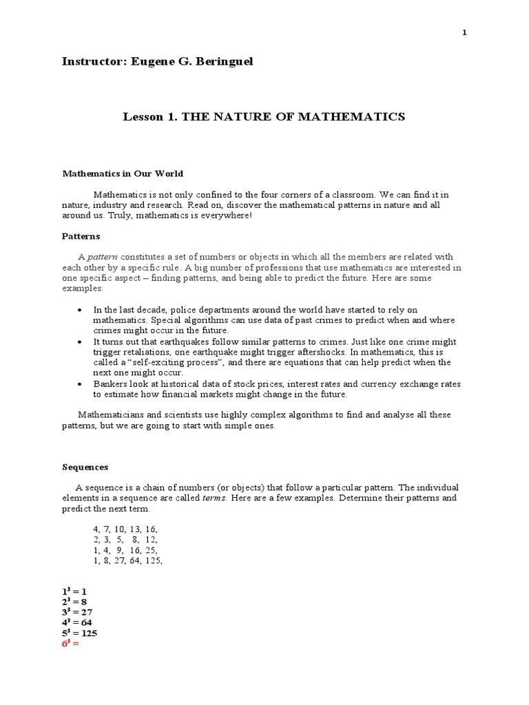 Math 1 Notes | PDF | Rational Number | Standard Deviation