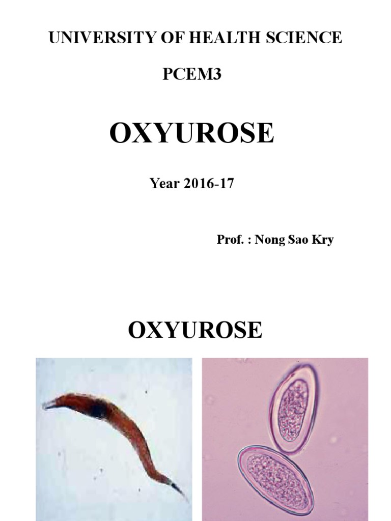 Copy of 2-Oxyurose.pptx | PDF