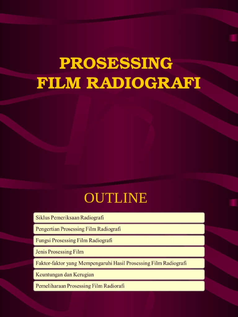 Processing Film Rad1 | PDF