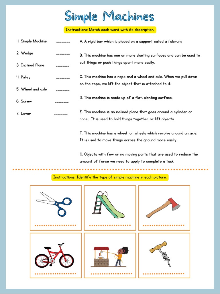 Simple Machines | PDF