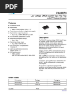 7474 Datasheet | PDF | Cmos | Mosfet