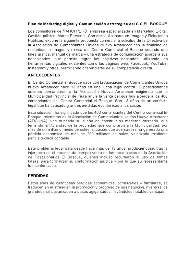 Nvo Amanecer - Ñahui Perú | PDF | Marketing | Marca