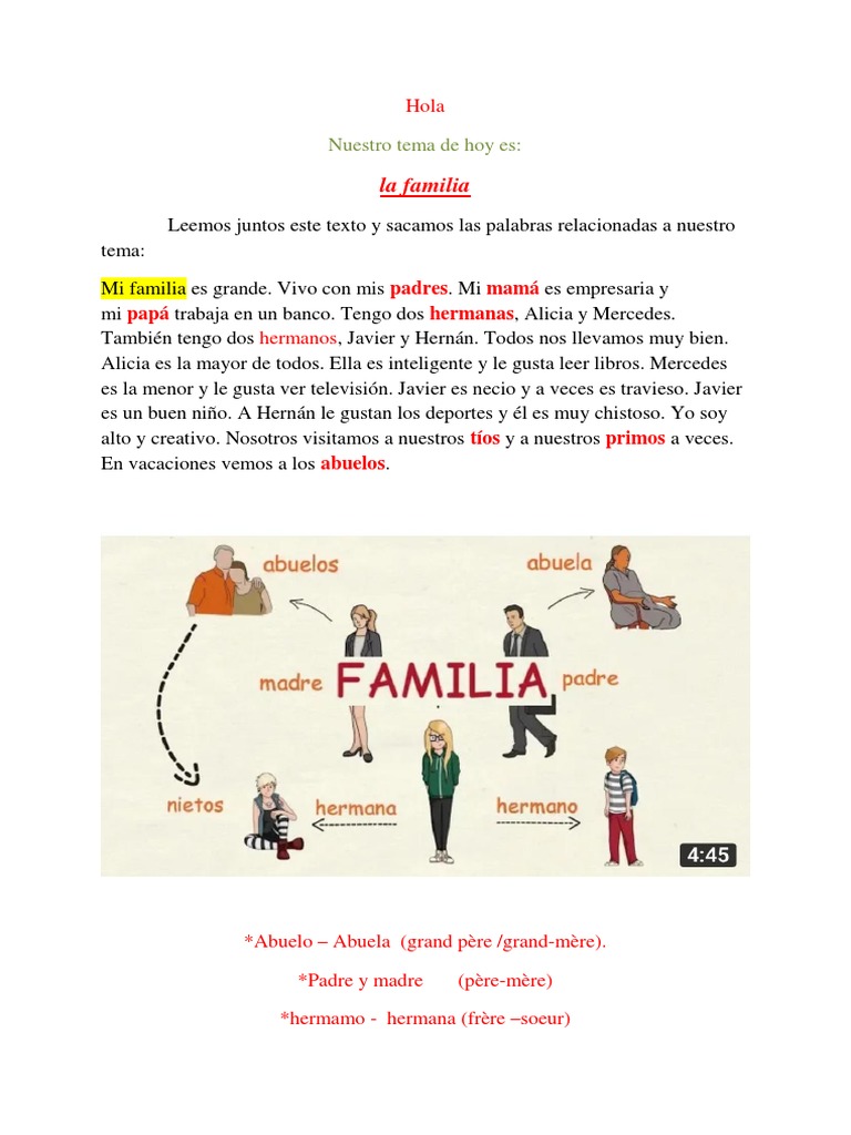 Presentar A Su Familia | PDF