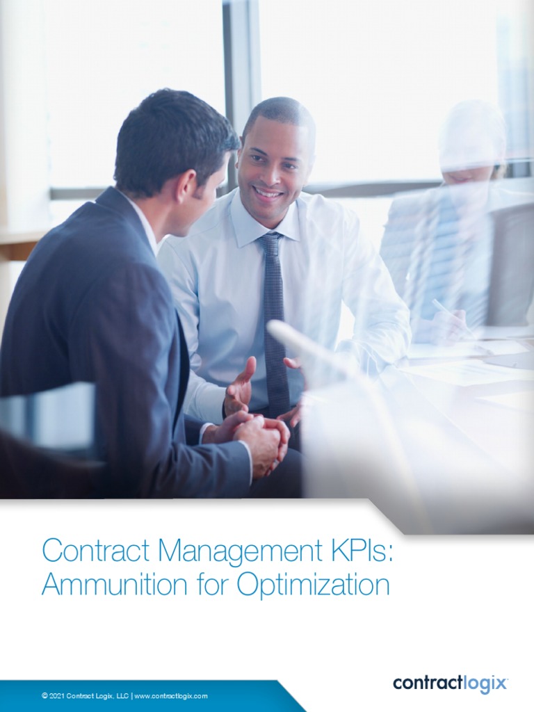 KPIs For Contract Management - Ammunition For Optimization | PDF