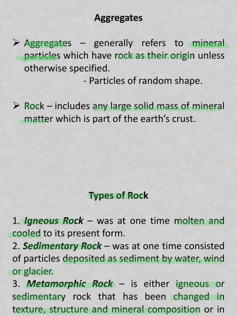 2 Aggregates | Download Free PDF | Rock (Geology) | Sedimentary Rock