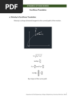 Kinematics by Mathalino | PDF | Acceleration | Kinematics
