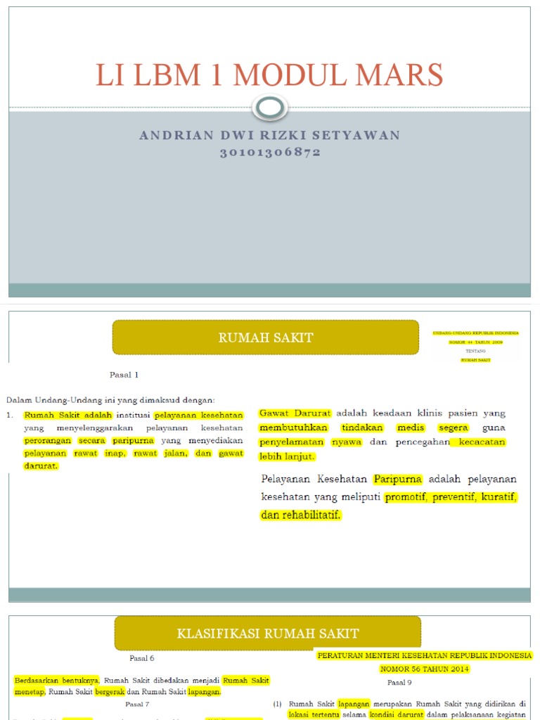 Li LBM 1 Modul Mars | PDF