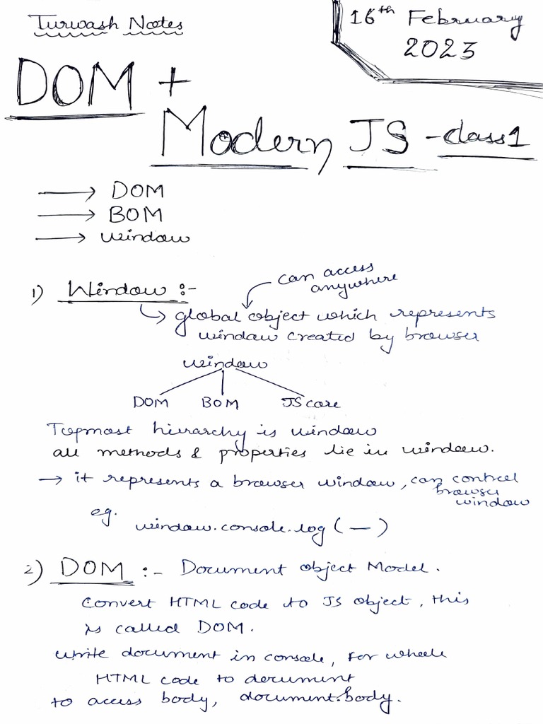 Js Dom All in One PDF | PDF | World Wide Web Consortium | Computer File ...