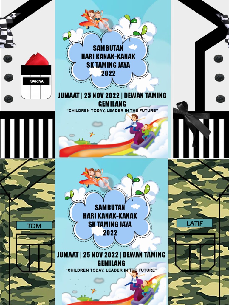 Buku Program - Hari Kanak-Kanak Sesi Petang | PDF