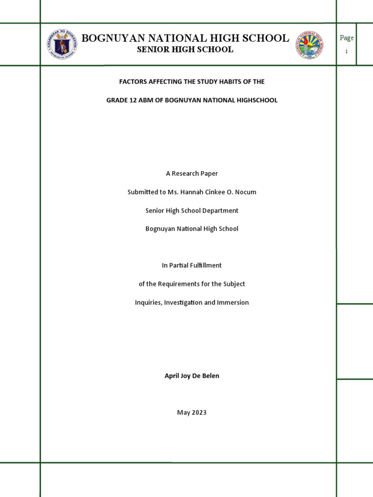 3is-WORD-Template April Joy Final | PDF | Cognition | Cognitive Science