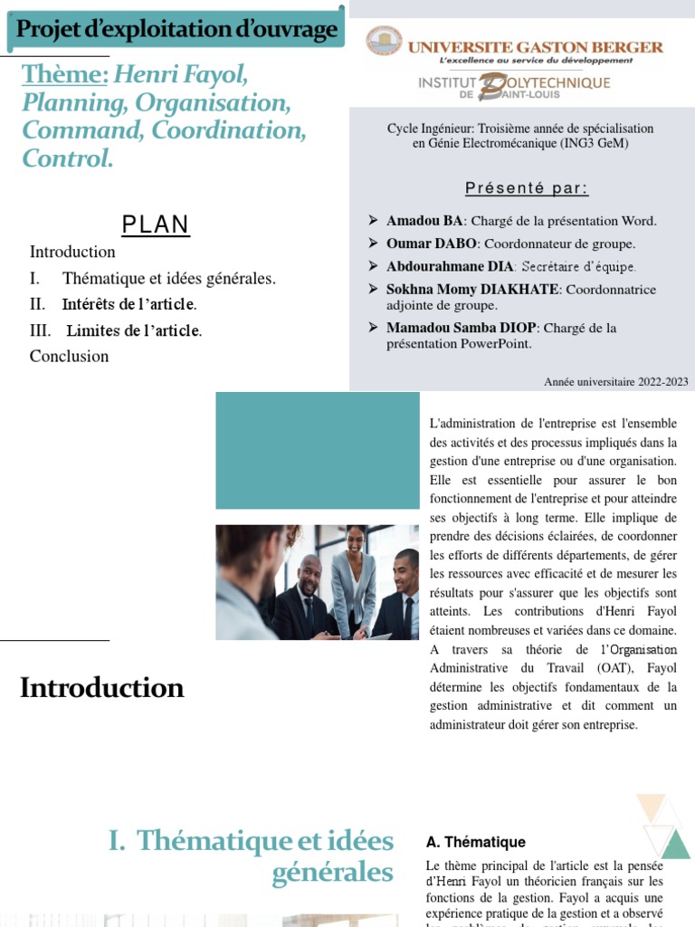 Henri Fayol POCCC-1 | PDF