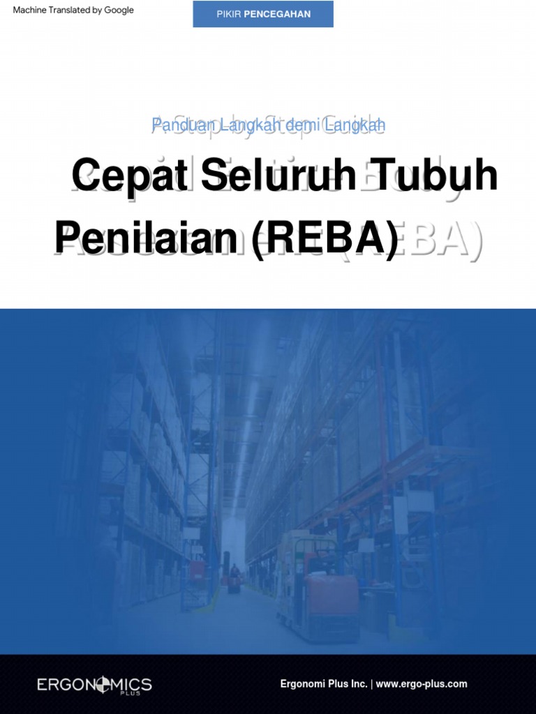 REBA Step by Step Guide | PDF