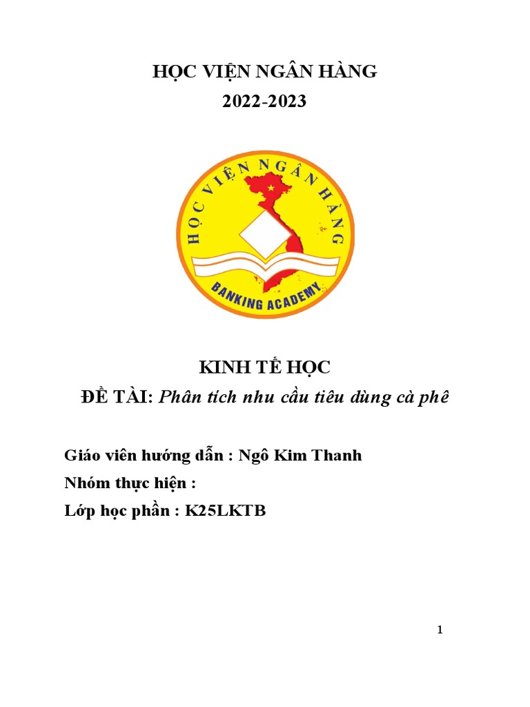 thị hiếu cà phê 1 | PDF