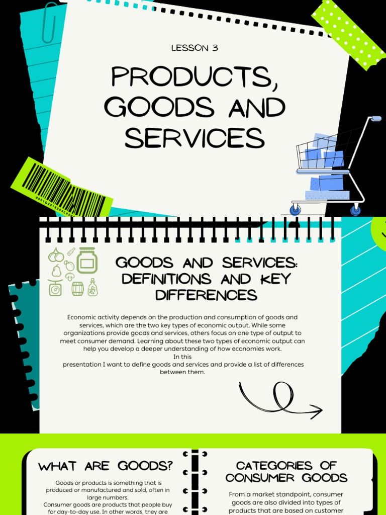 Product, Goods and Services | PDF | Final Good | Goods