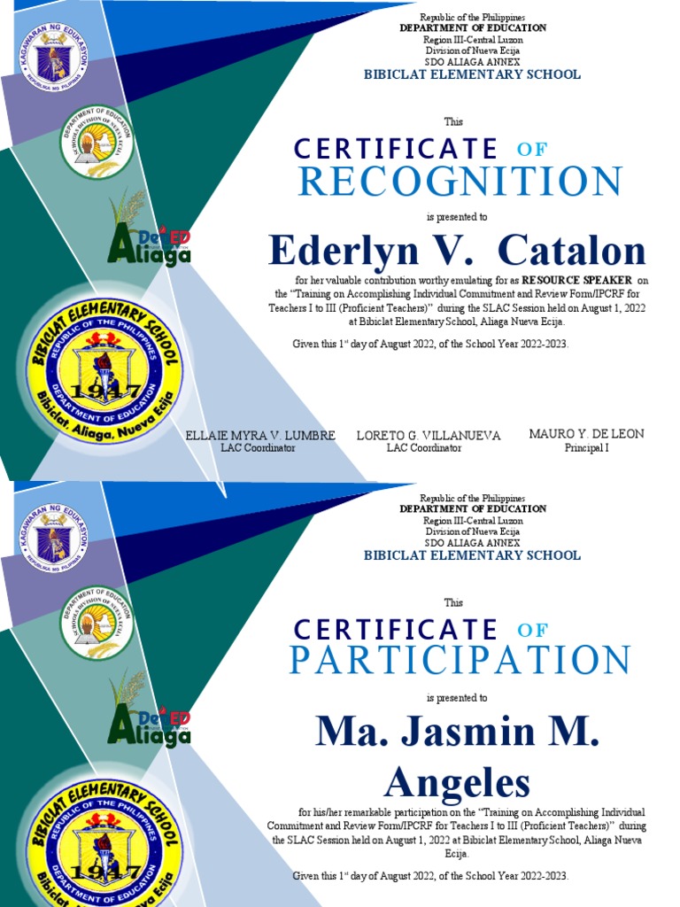 Editable Certificate Design #3 | PDF | Philippines