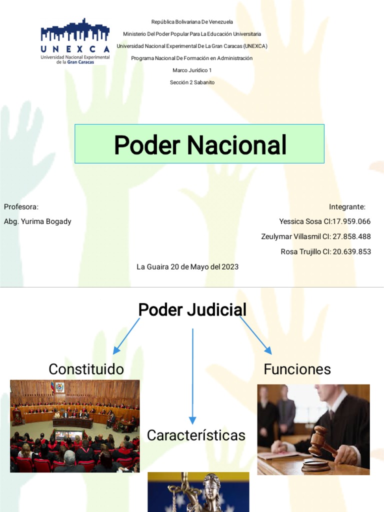 Poder Nacional exposición | PDF | Instituciones sociales | Justicia