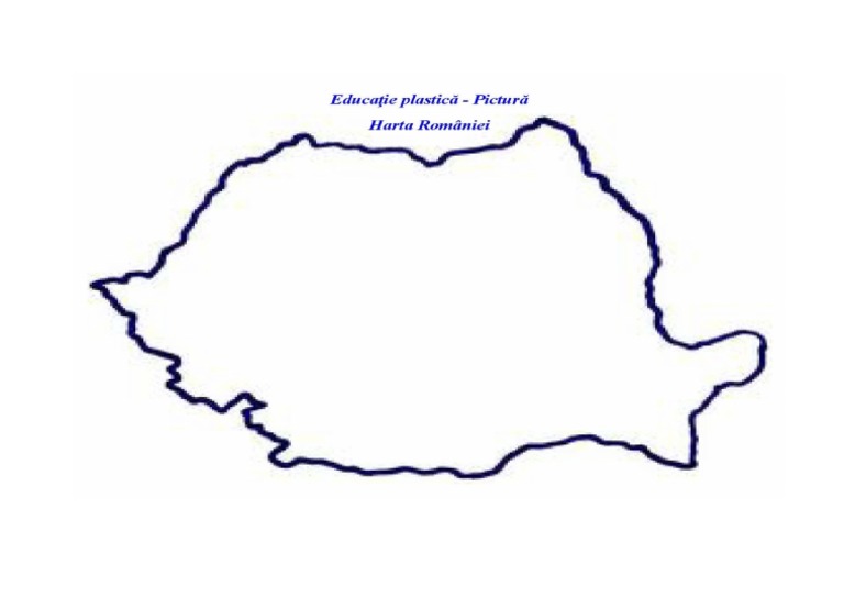 Harta Romaniei PT Colorat | PDF