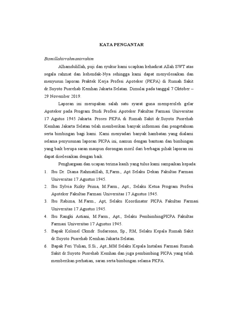 Laporan PKPA Rangki Astiani | PDF | Kesehatan Holistik | Sains & Matematika