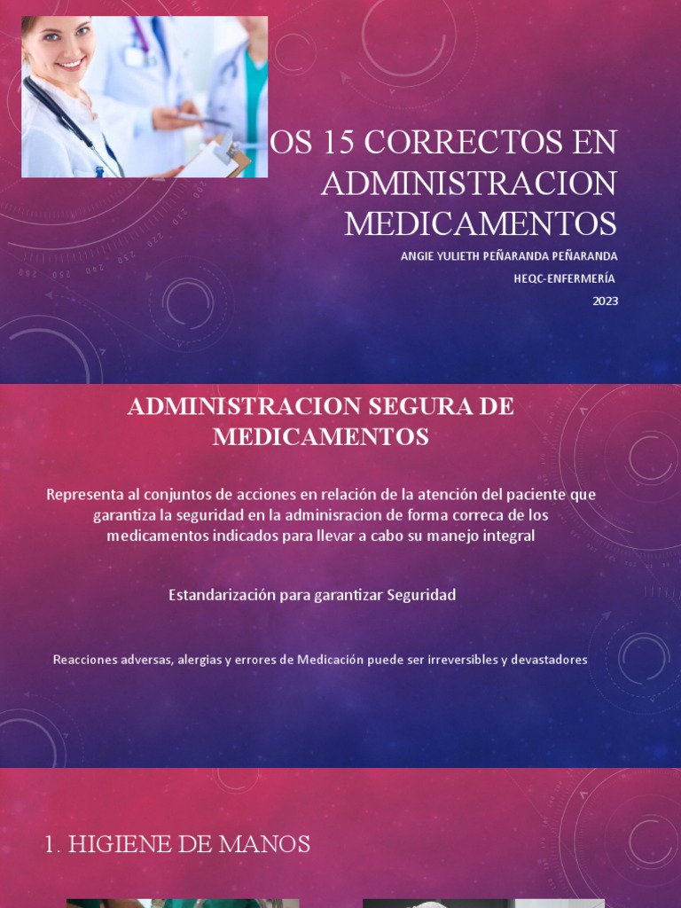 Los 15 Correctos en Administracion Medicamentos | PDF Los 15 Correctos en Administracion Medicamentos | PDF