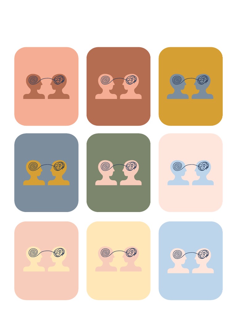 Boho Conversation Cards Worksheet | PDF