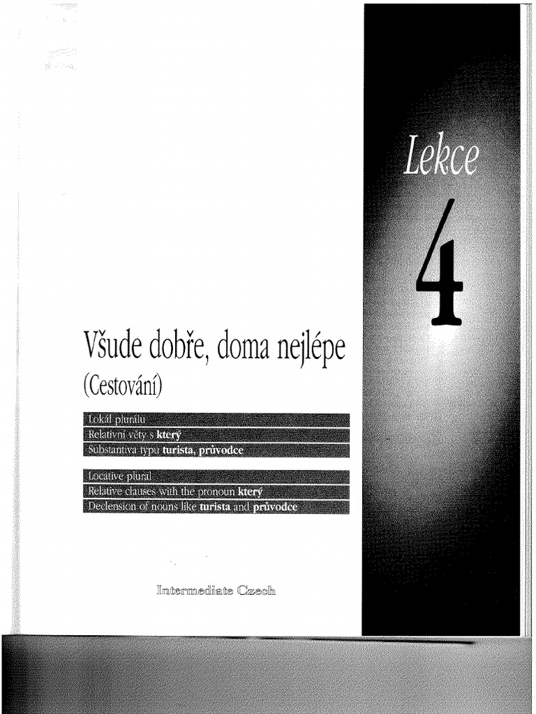 Communicative Czech Intermediate Czech | PDF