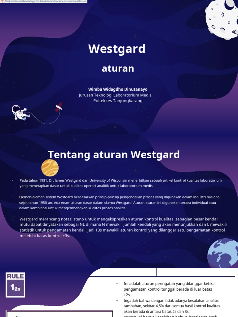 Aturan Westgard dalam Kontrol Kualitas | PDF | Teknologi & Rekayasa