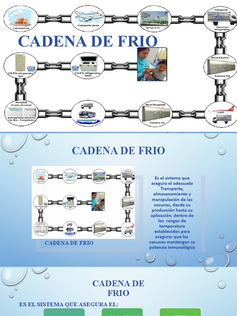 Cadena de Frio | PDF | Vacunas | Refrigerador