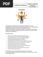 SST-F-26 Ficha Tecnica de Capacitacion Uso Seguro Herram | PDF | Herramientas | Martillo