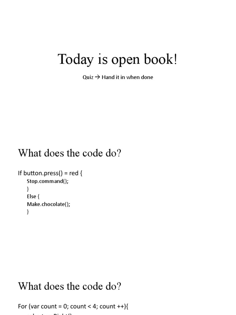 Coding Quiz Pdf