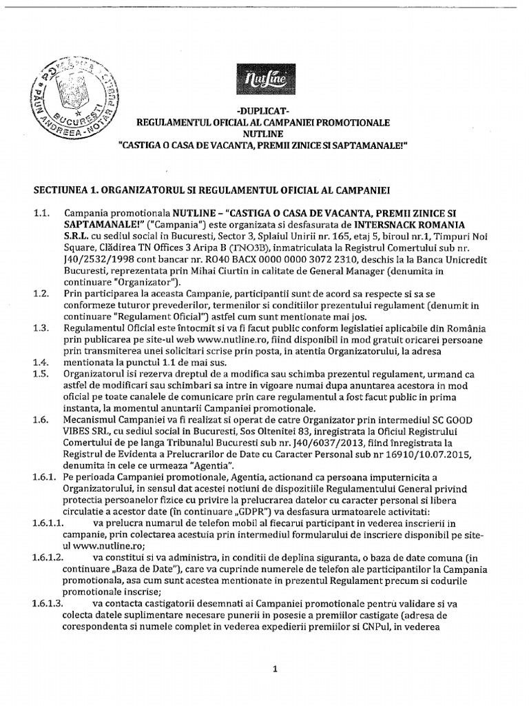 Regulament Nutline NCP 2023 Autentificat Plus Anexa | PDF