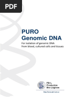 Gentra Puregene® DNA Handbook | PDF | Protein Purification ...