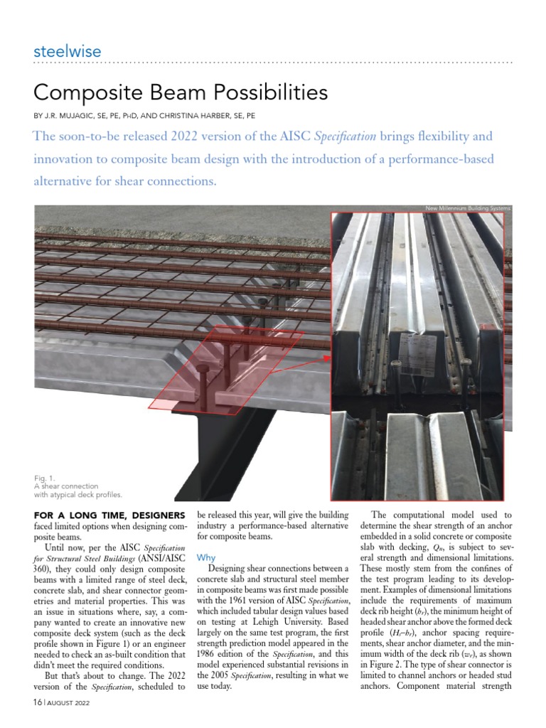 Composite Beam Possibilities | PDF | Strength Of Materials | Ductility
