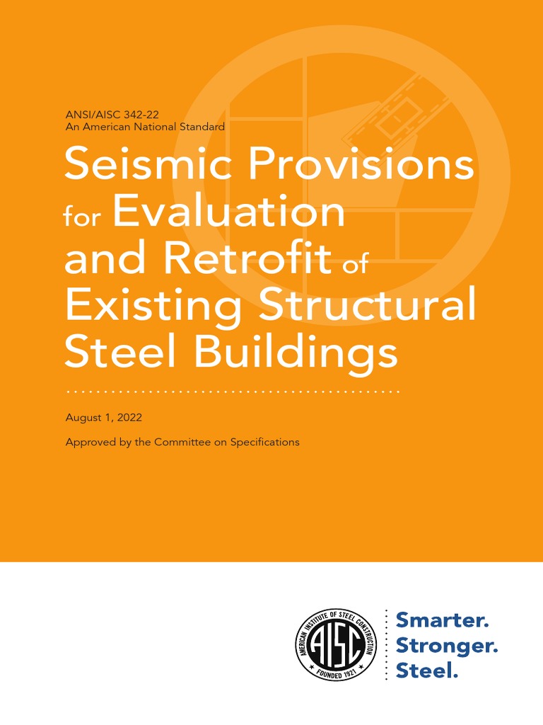 Seismic Provision For Evaluation and Retrofit of Structure ANSI-AIS 342-22w | PDF | Nonlinear ...
