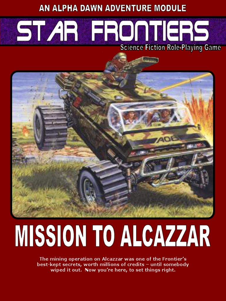 SFAD - Adventure - Alpha Dawn - SF4 Mission to Alcazzar | PDF