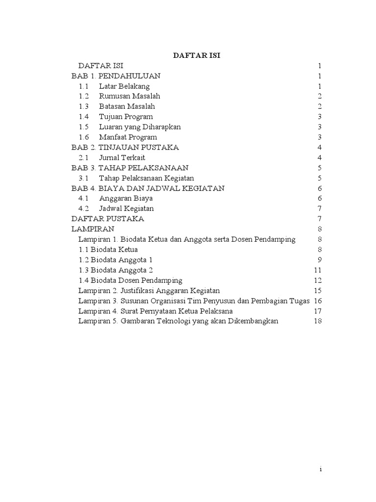 Proposal PKM KC | PDF