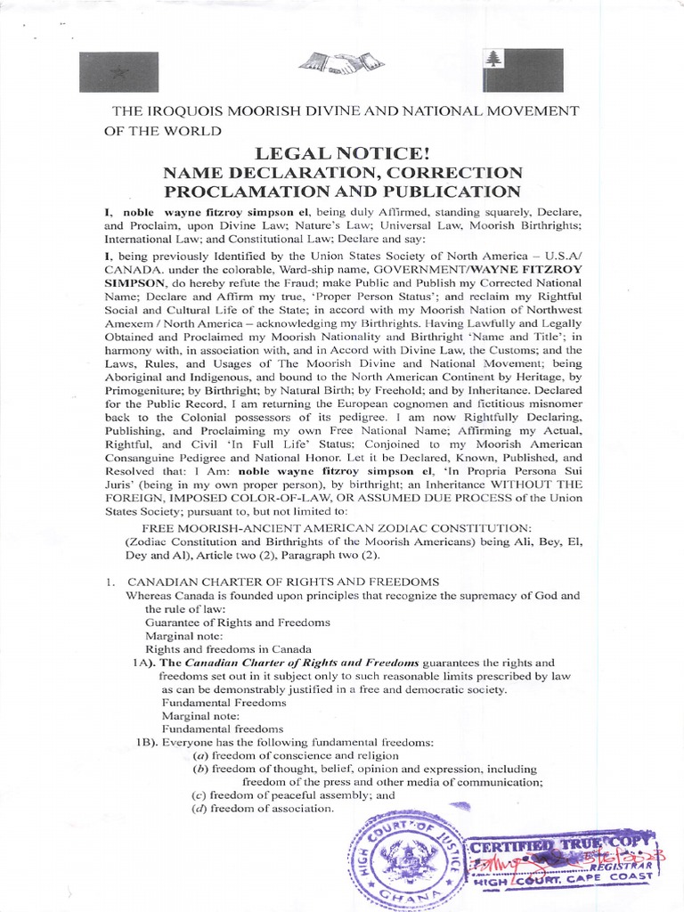Legal Notice Wfs | PDF