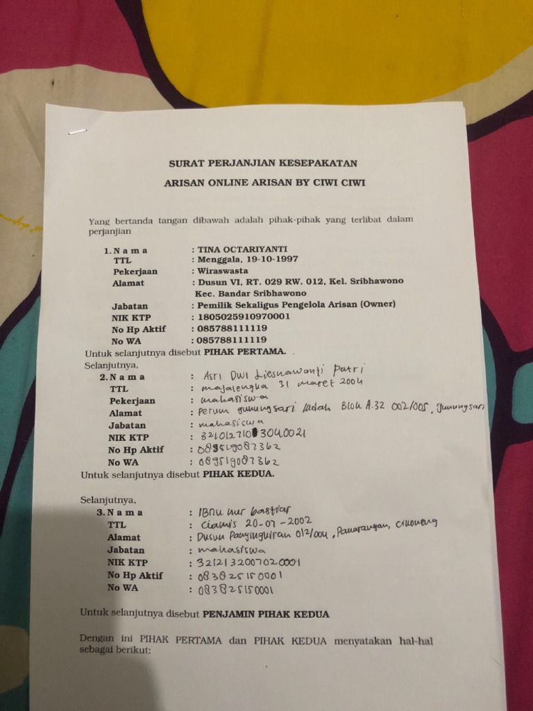 SP Arisan by Ciwi Ciwi Asri | PDF