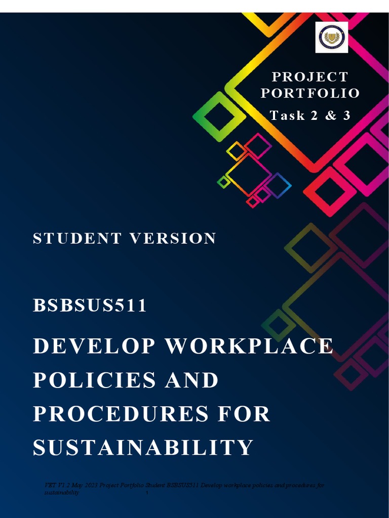 BSBSUS511 Project Portfolio Modified. | PDF