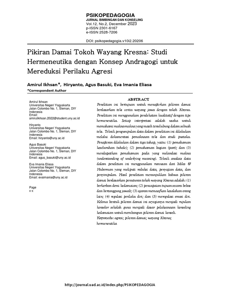 Amirul Ikhsan - S2 Uny | PDF