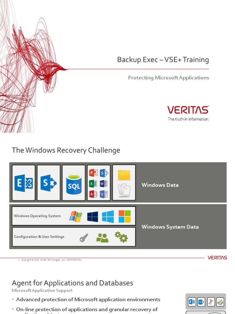 VSE+BackupExec Protecting Microsoft Applications 2019 06 | PDF | Business | Computers