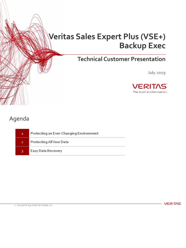 VSE+BackupExec Technical Presentation | PDF | Backup | Cloud Computing
