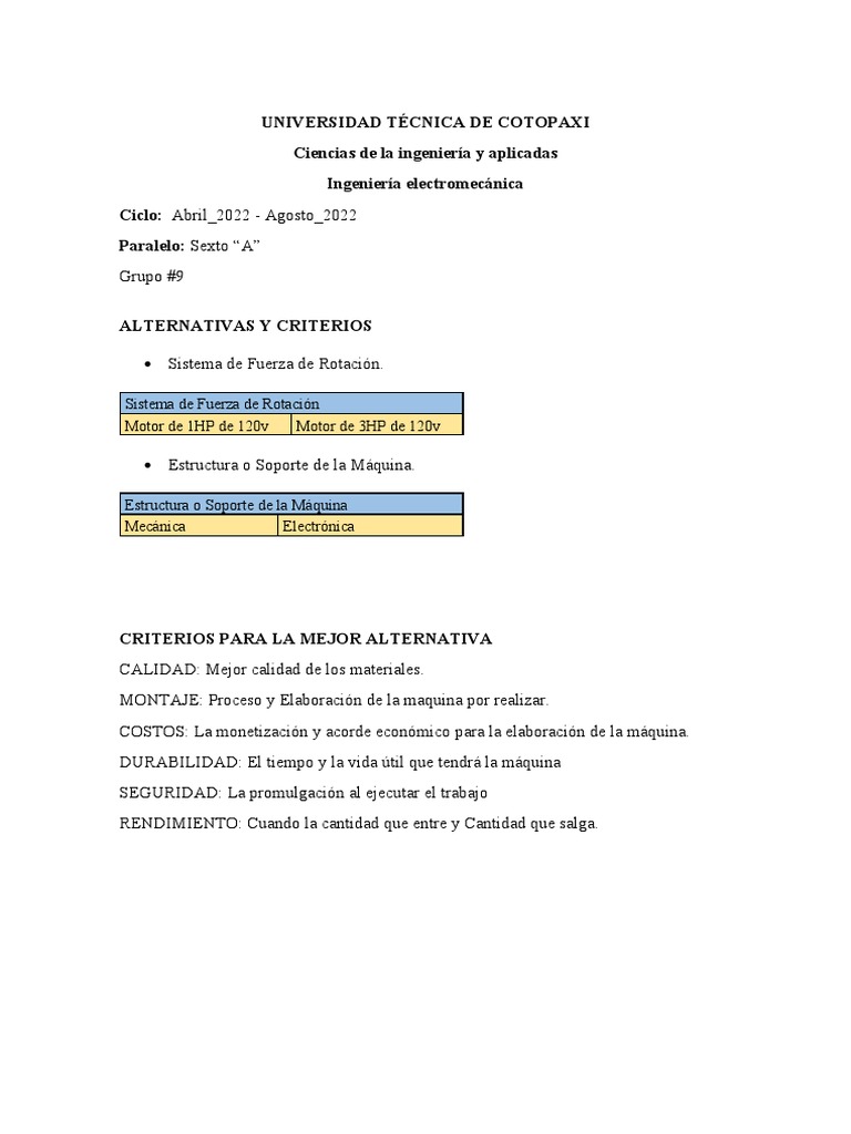 Clasificador de Tomate Manobanda | PDF | Ingeniería | Diseño