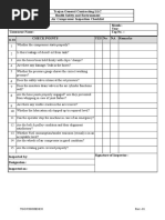 Daily Air Compressor Inspection Checklist | PDF | Equipment | Gas ...