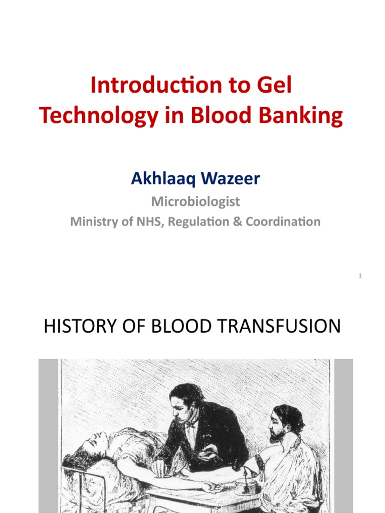 Gel Card Method in Blood Banking | PDF | Blood Plasma | Blood Transfusion